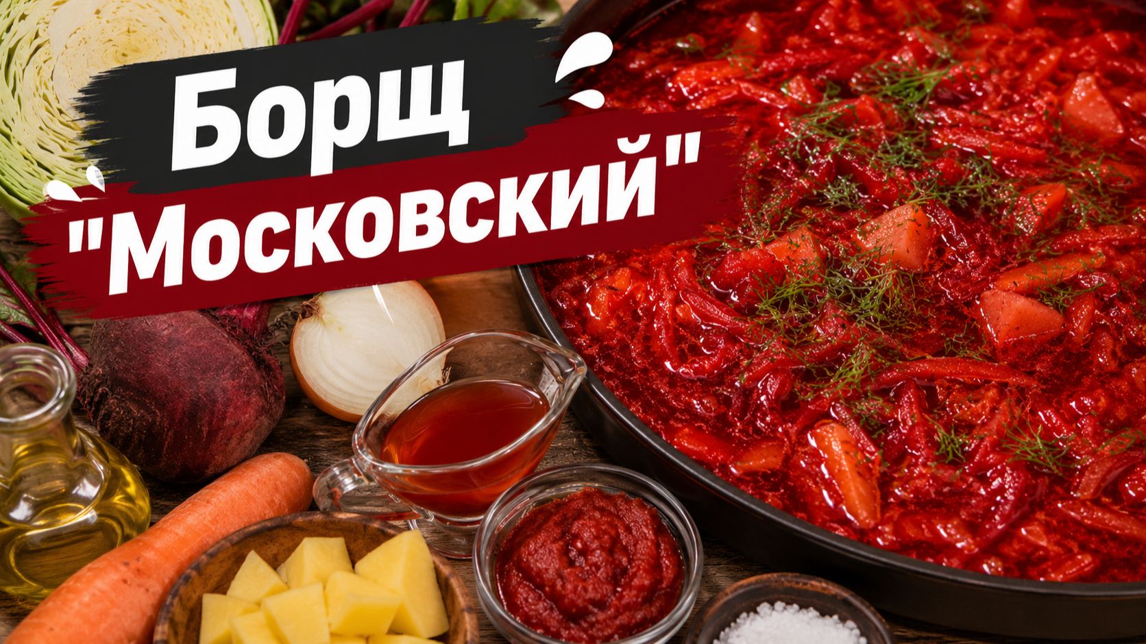 Борщ "Московский"