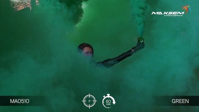MA0510 Green Дым зеленый 3" в банке