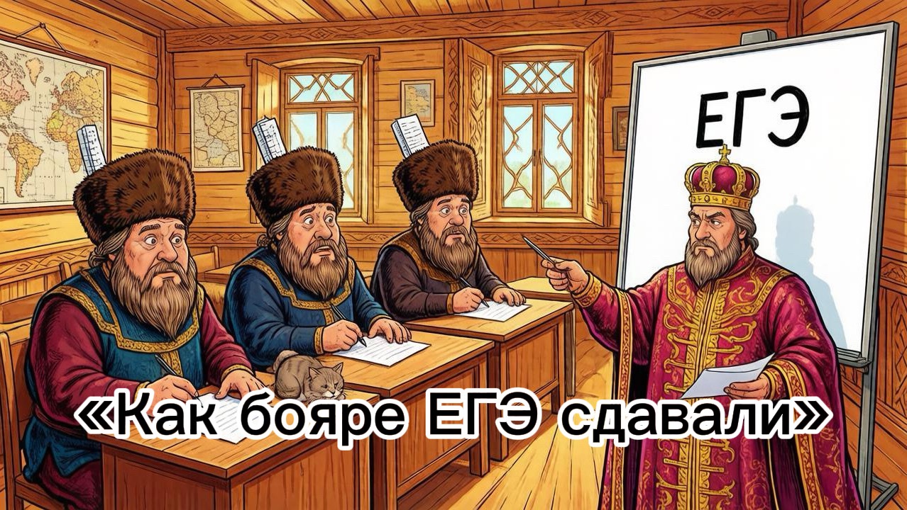 Как бояре ЕГЭ сдавали / сказка-наоборот