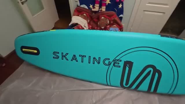 Распаковка сапборда Skatinger