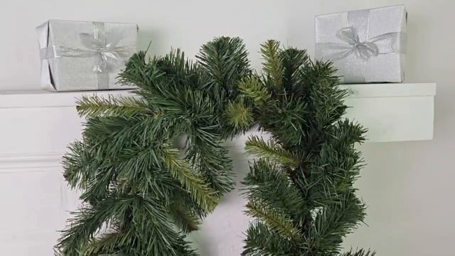 Гирлянда хвойная ЭЛЕГИЯ с молодыми побегами, хвоя - ПВХ, 270х28 см, ГХ-28P