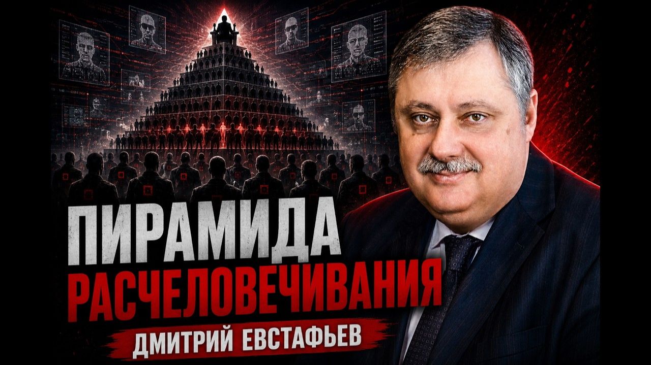 Евстафьев; миром управляет пирамида расчеловечивания