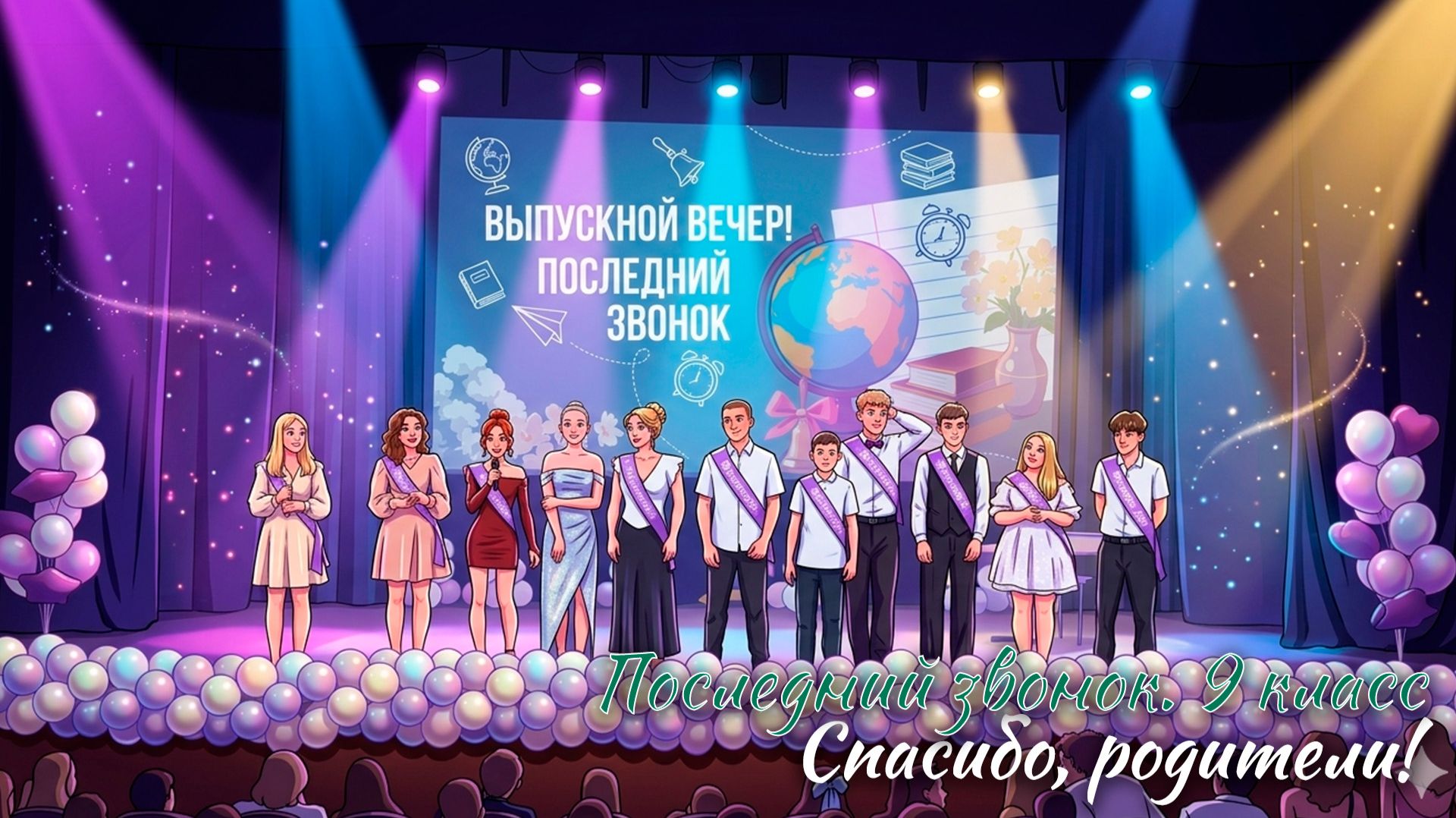 🔔 Последний звонок 2026. 9 классы. Спасибо, родители!