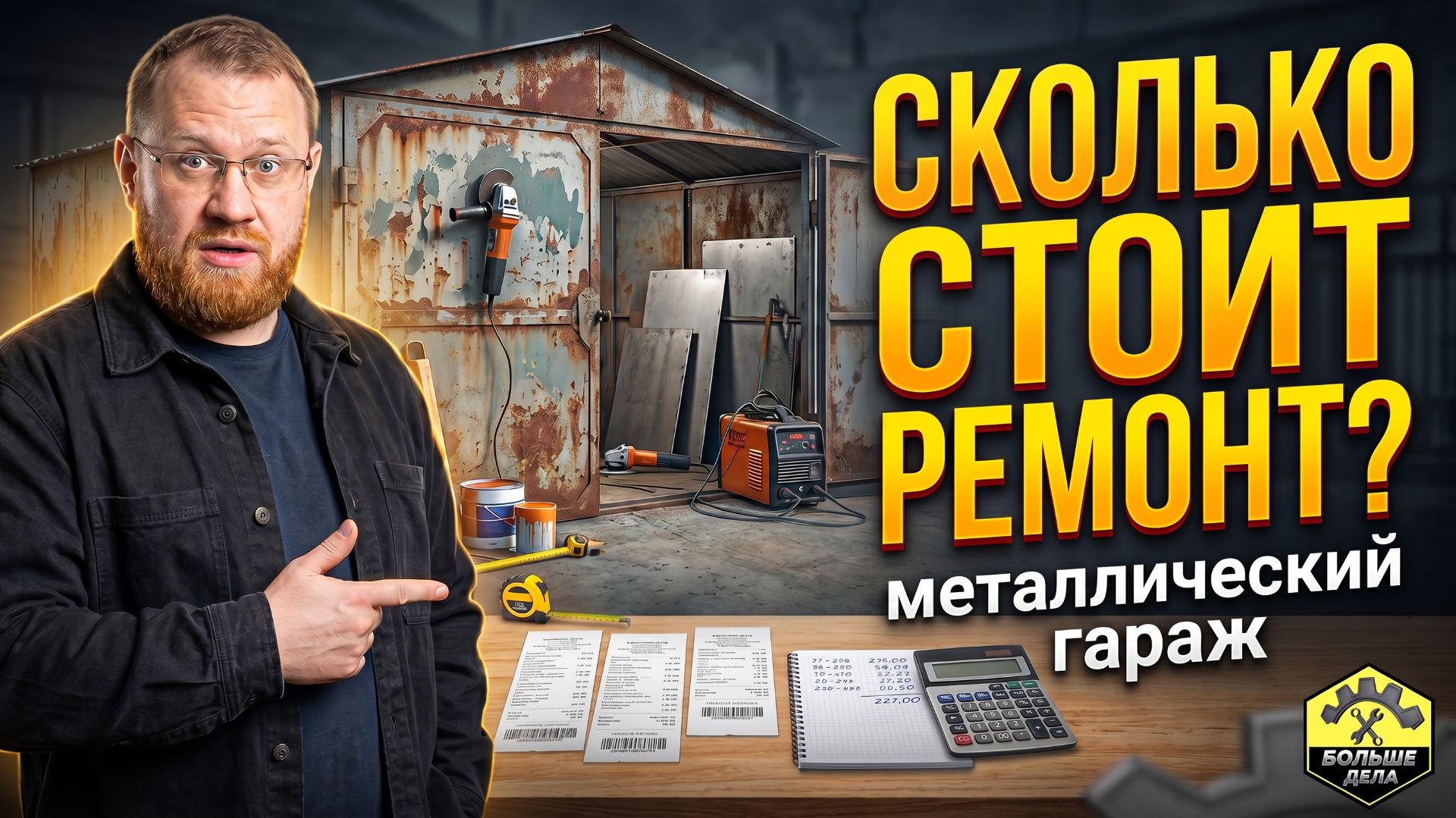 Расходы на ремонт металлического гаража