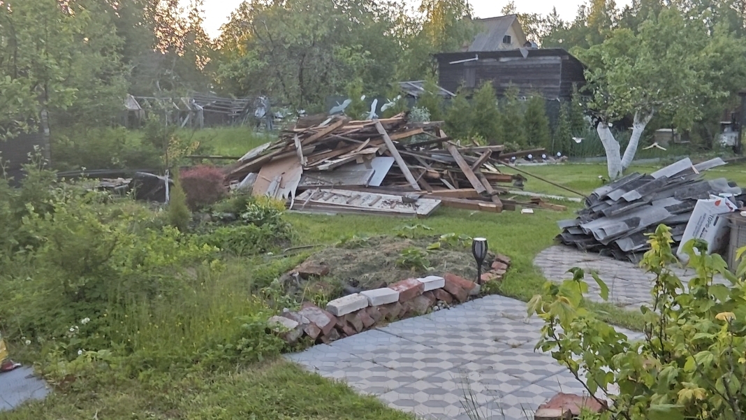 24-06-2026.Дача.А виноград то у забора жив))Сарай завалили..его больше нет.(12.06.-14.06.26)