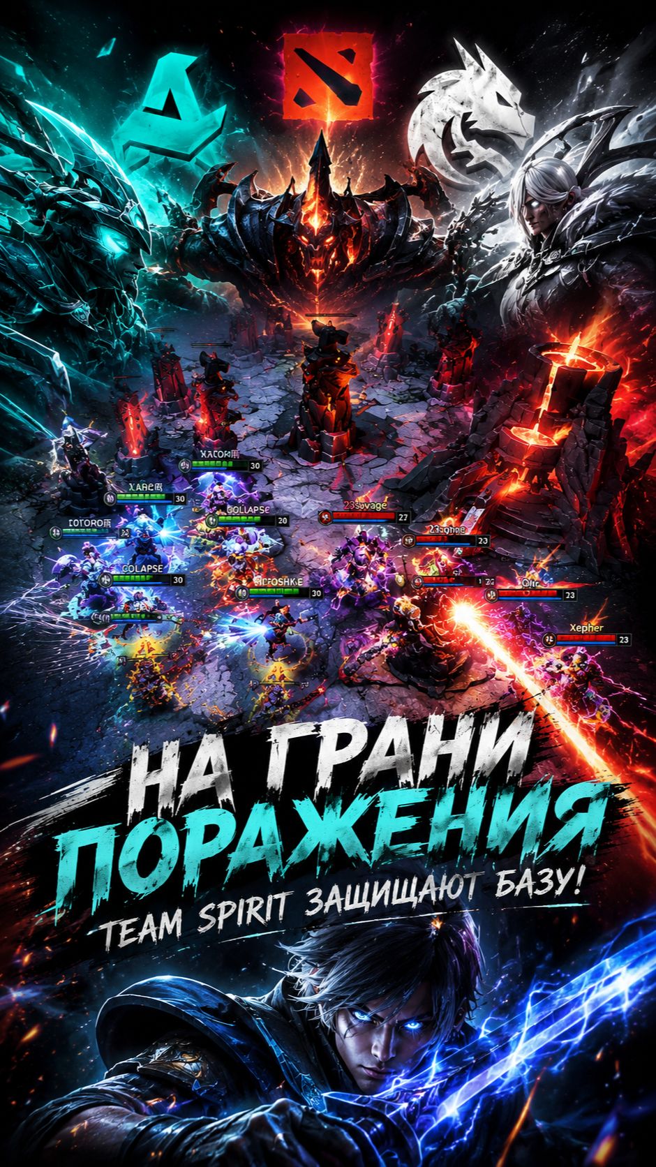 Эпическая битва за трон: Team Spirit против Aurora — Дикий камбэк в Dota 2