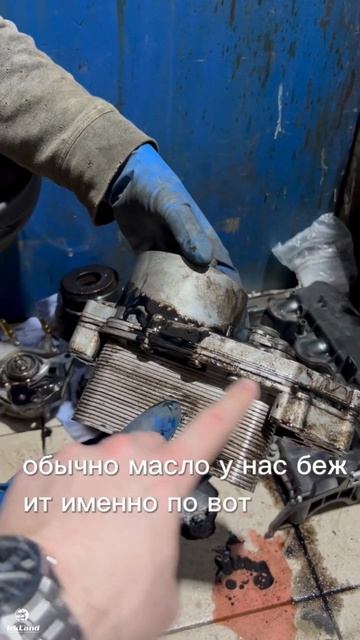 🔧 Ремонт мотора на Range Rover Sport  замена теплообменника и ремня ГРМ