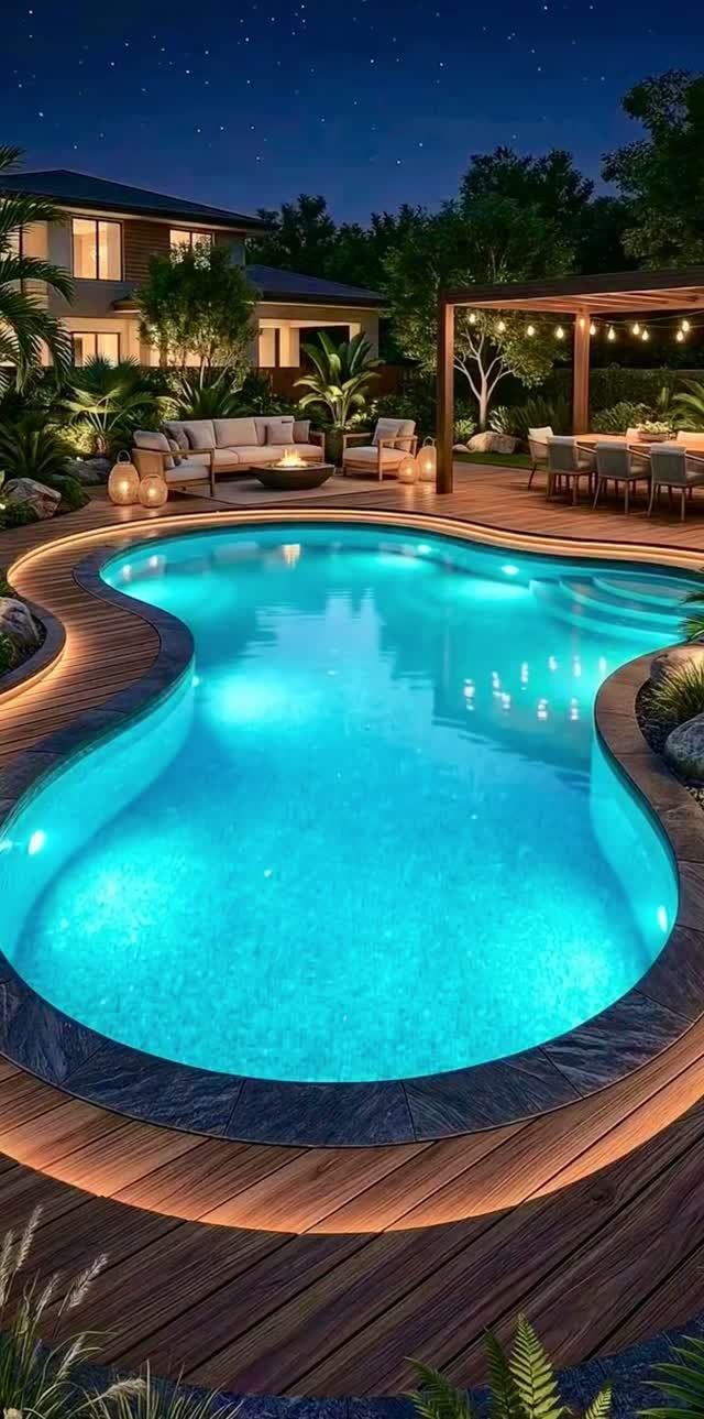Быстрый процесс изготовления бассейна 🏝️