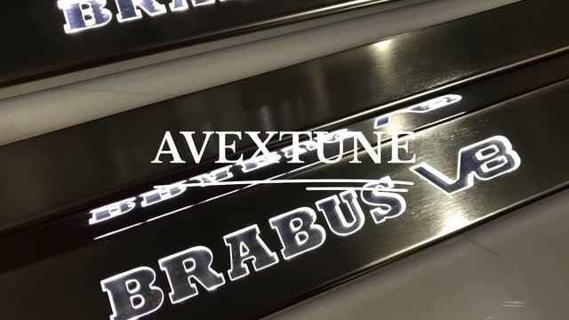 Накладки на порожки Brabus для Mercedes-Benz W210