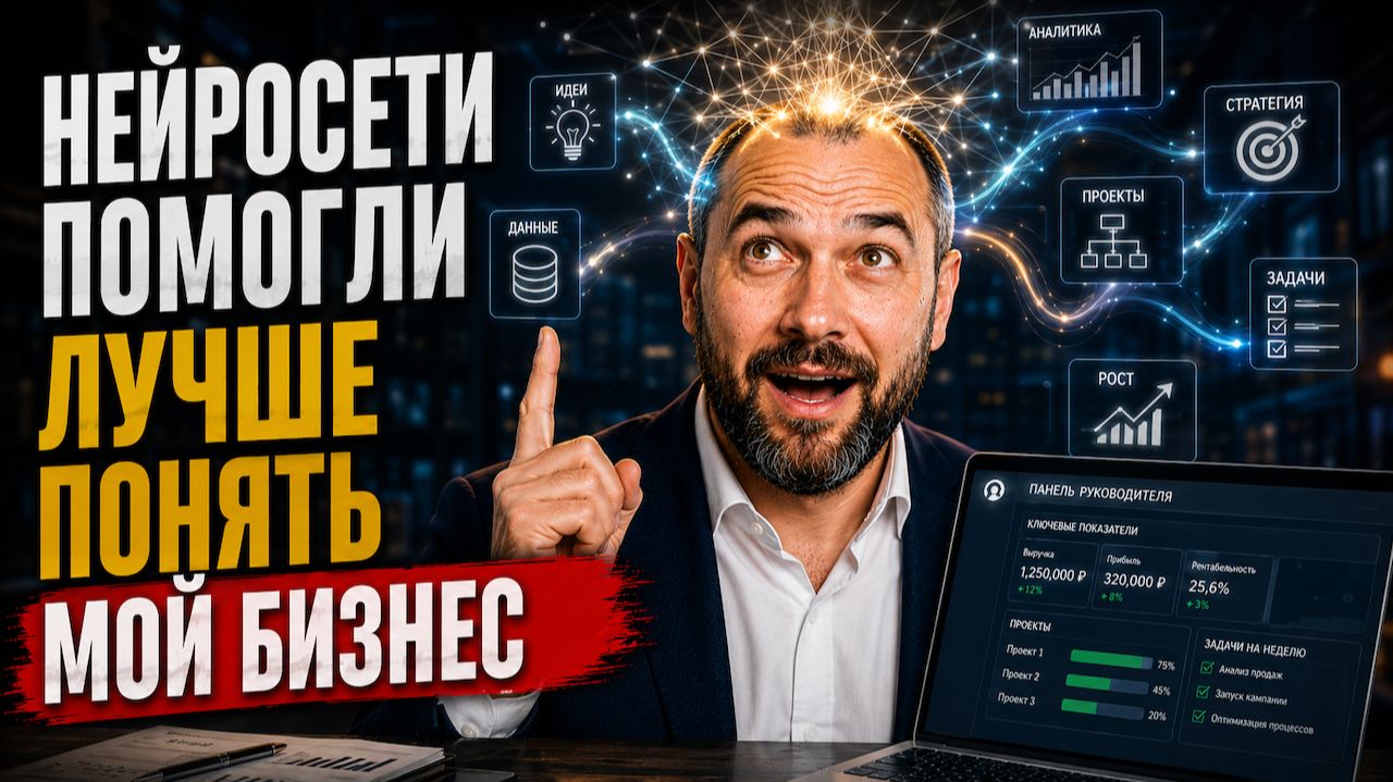 Как нейросети помогли мне глубже понять свой бизнес