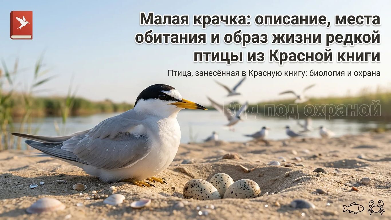 Малая крачка, описание, места обитания и образ жизни редкой птицы из Красной книги