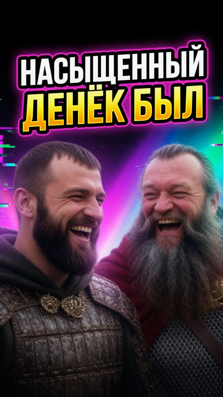 Самый насыщенный денёк у богатыря 😂