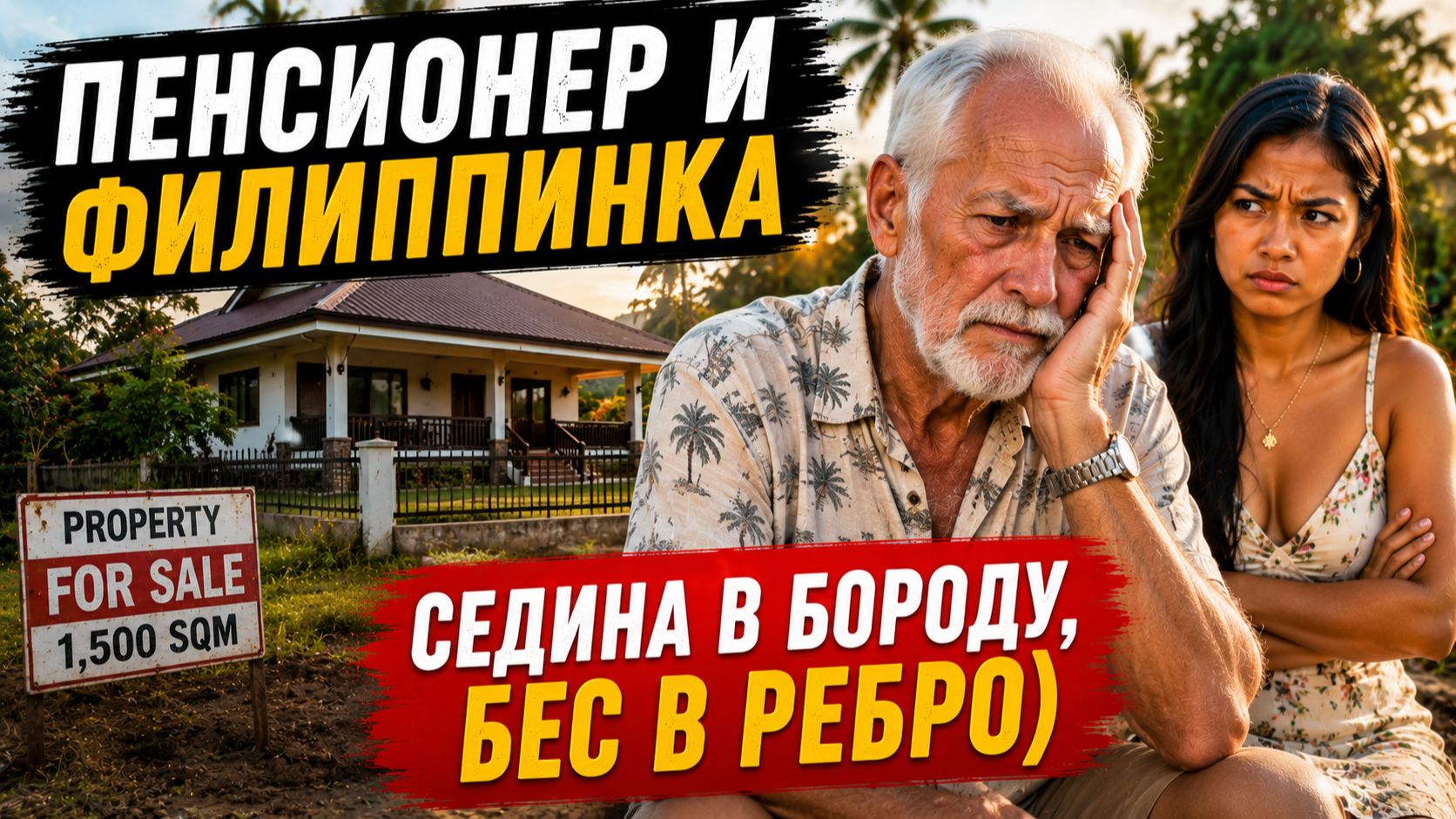 История про Деда-иностранца и молодой Филиппинки | Построил дом и ударился в бега