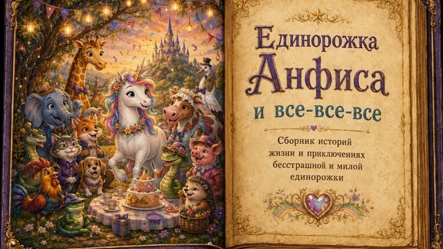 Давайте вместе напишем книгу сказок про Единорожку Анфису!