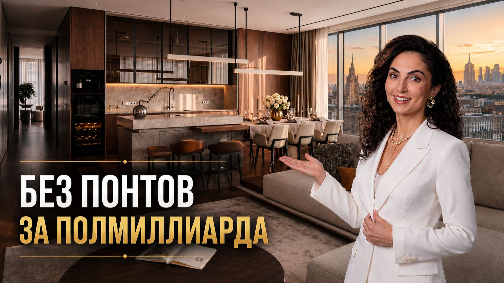 Без золота и понтов: элитарная квартира в центре Москвы у Кремля | Хамовники