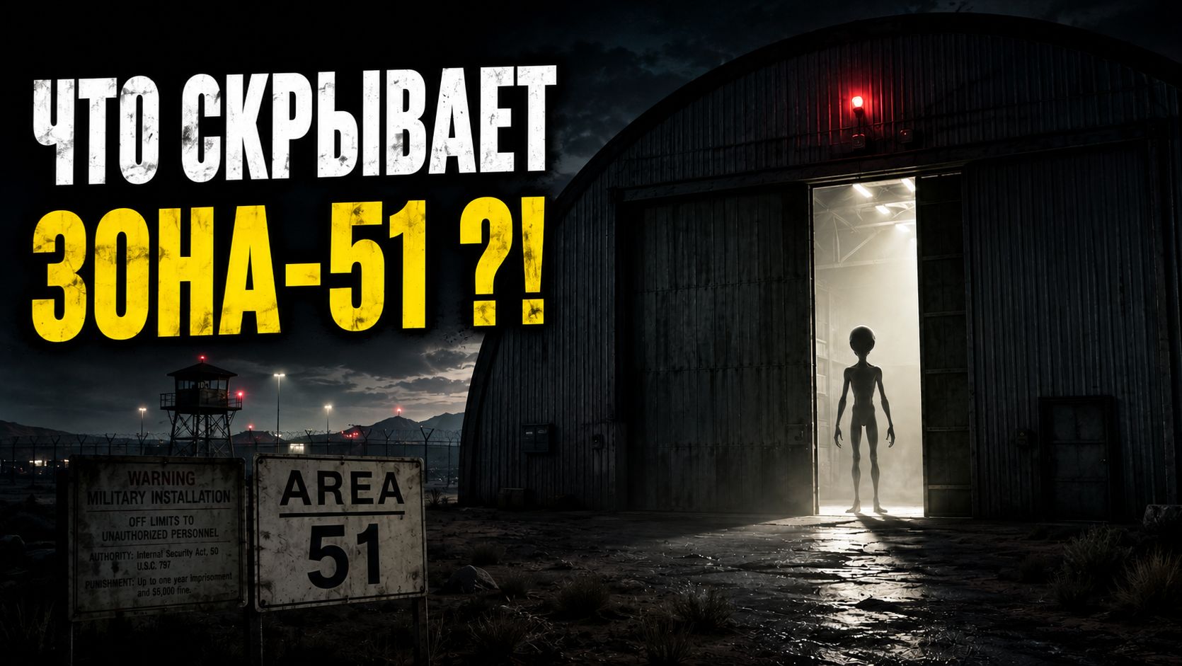 Зона 51 скрывает инопланетные технологии ?!