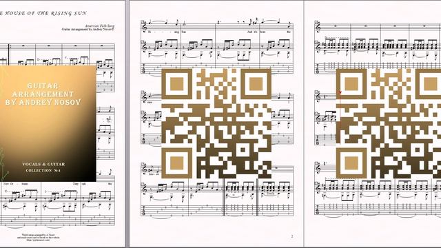The House of the Rising Sun (American Folk Song) Ноты для вокала и гитары