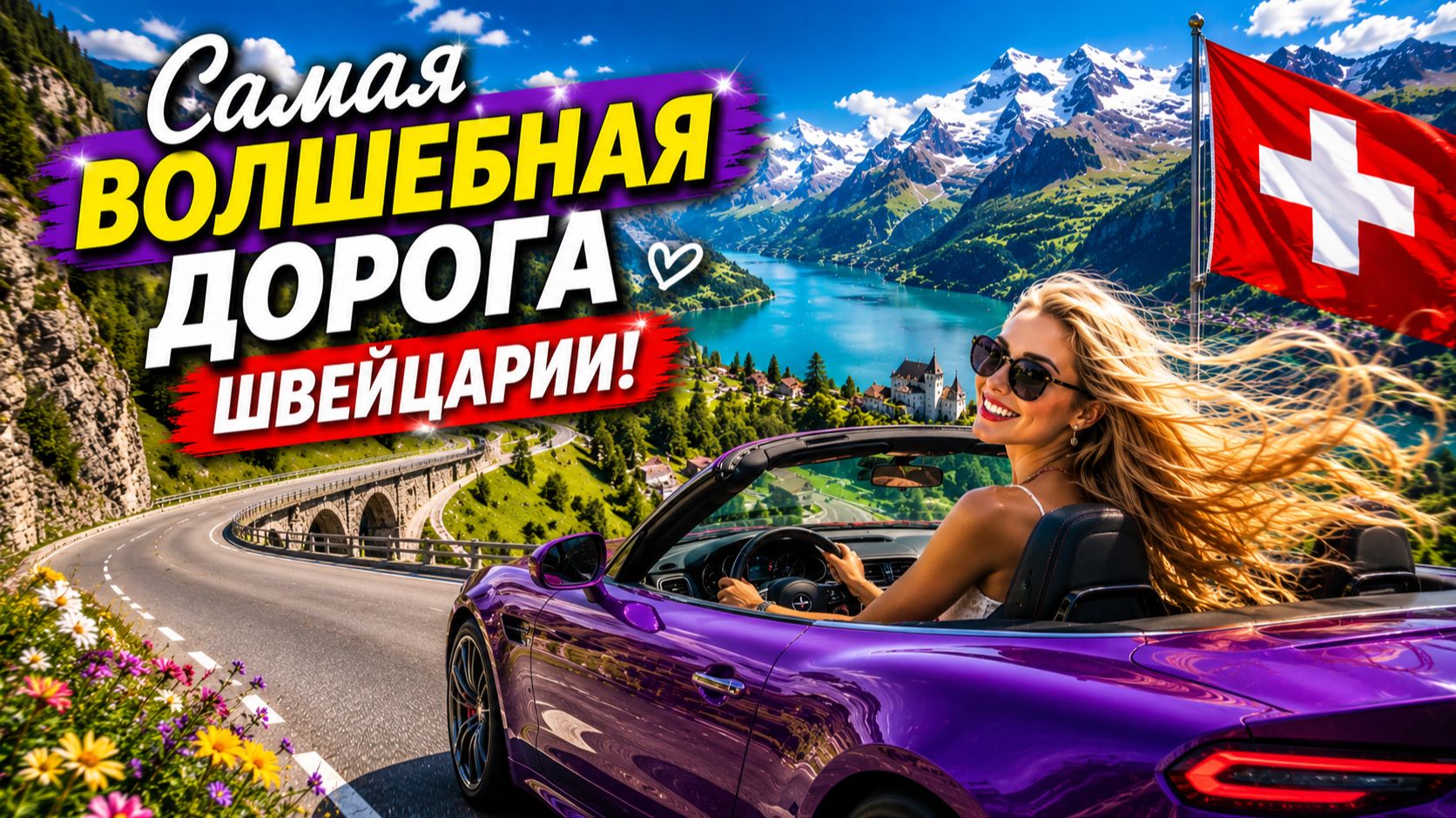 Швейцарские Альпы, Самая волшебная дорога, которую я нашла в Швейцарских Альпах!…