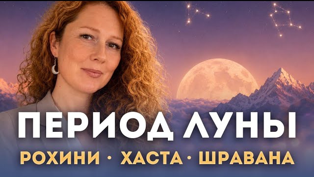 Период Луны. Как прожить эффективно? Накшатры Рохини, Хаста, Шравана.