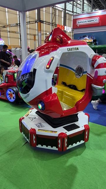 Детская качалка с видеоигрой Space Robot