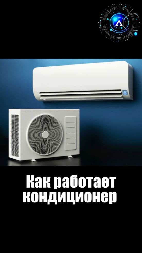 Как работает кондиционер ❄️ #Наука #Физика #Интересно #Смешно