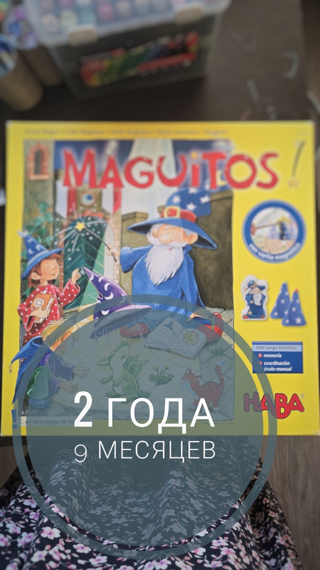 Атмосфера развития в играх Haba. Maguitos мемо.