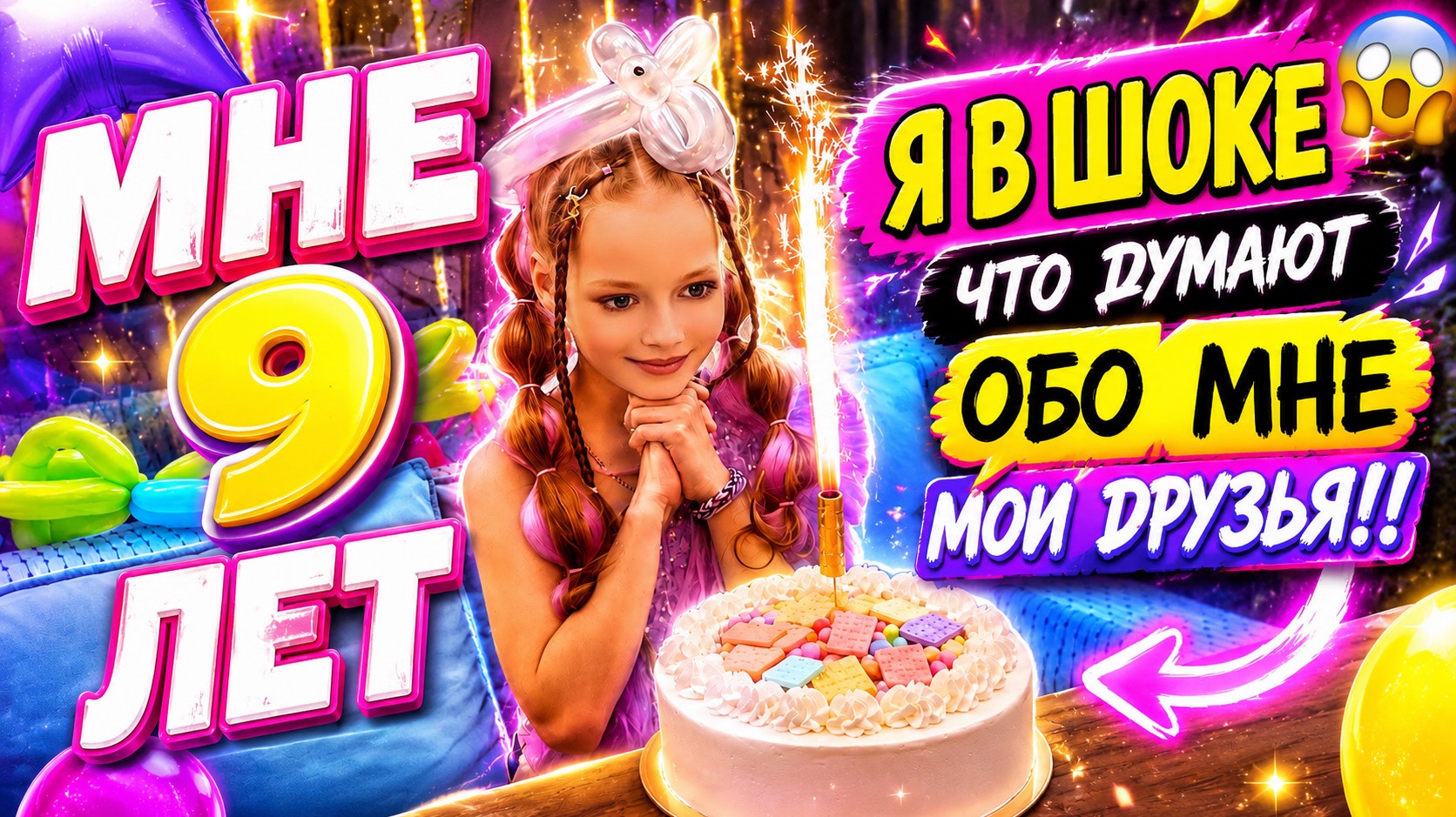 Мне 9 лет ♥️🫶🏻🍿Я УЗНАЛА, ЧТО ОБО МНЕ ДУМАЮТ ДРУЗЬЯ!!!😳🔥👀