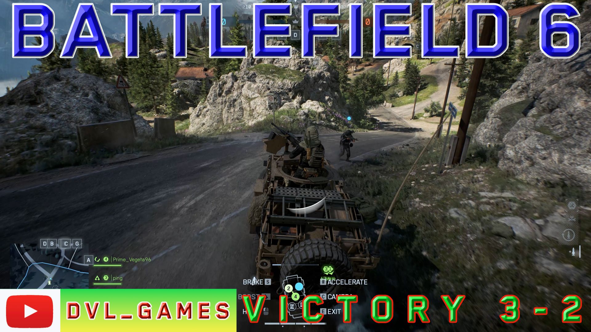 Второе место. Победа 3-2. Battlefield 6 Map Contaminated.