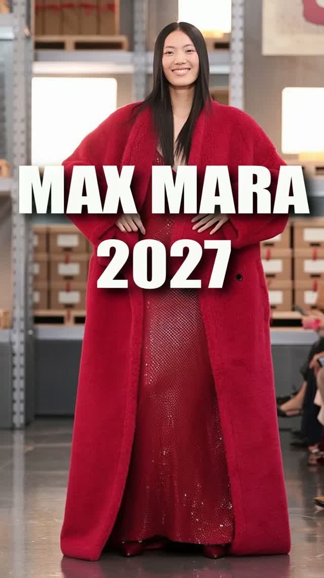 📍 MAX MARA модный показ коллекции Resort 2027 — в честь 75 летия бренда