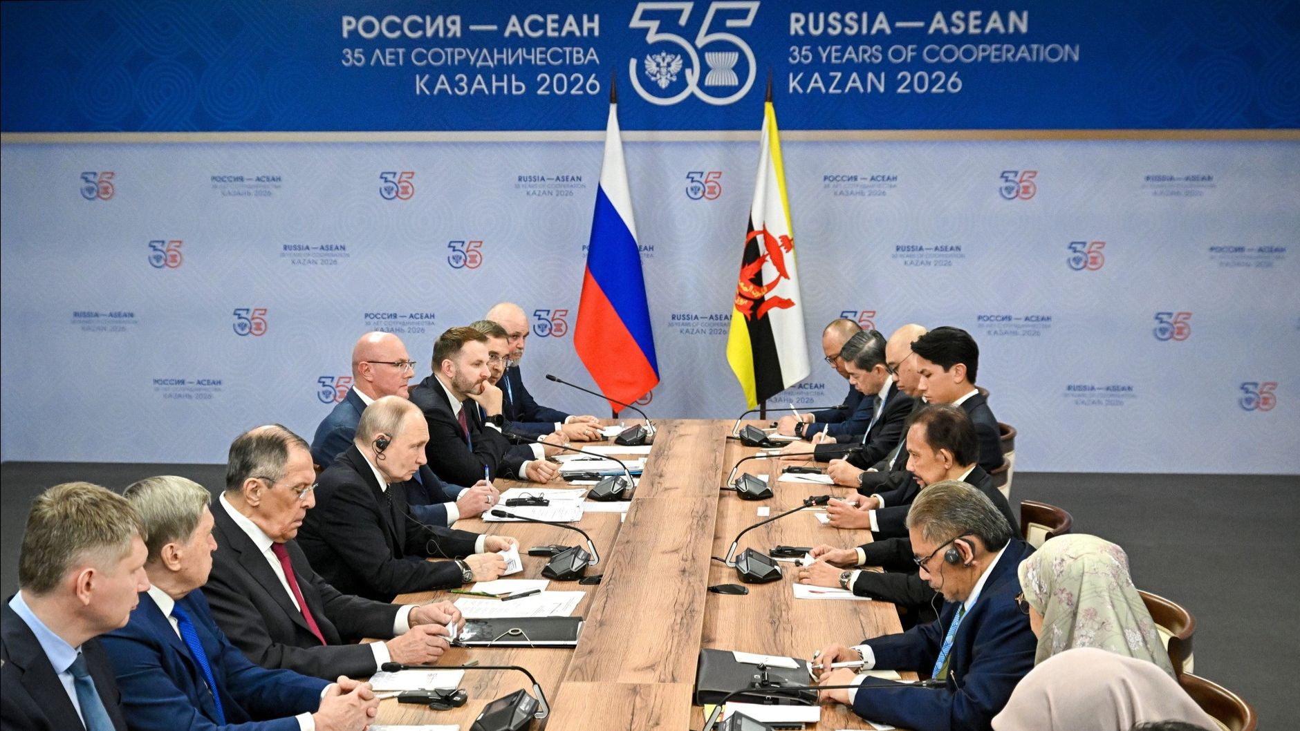 Владимир Путин встреча с Султаном Брунея-Даруссалама Хассаналом Болкиахом, Казань, 17 июня 2026 года