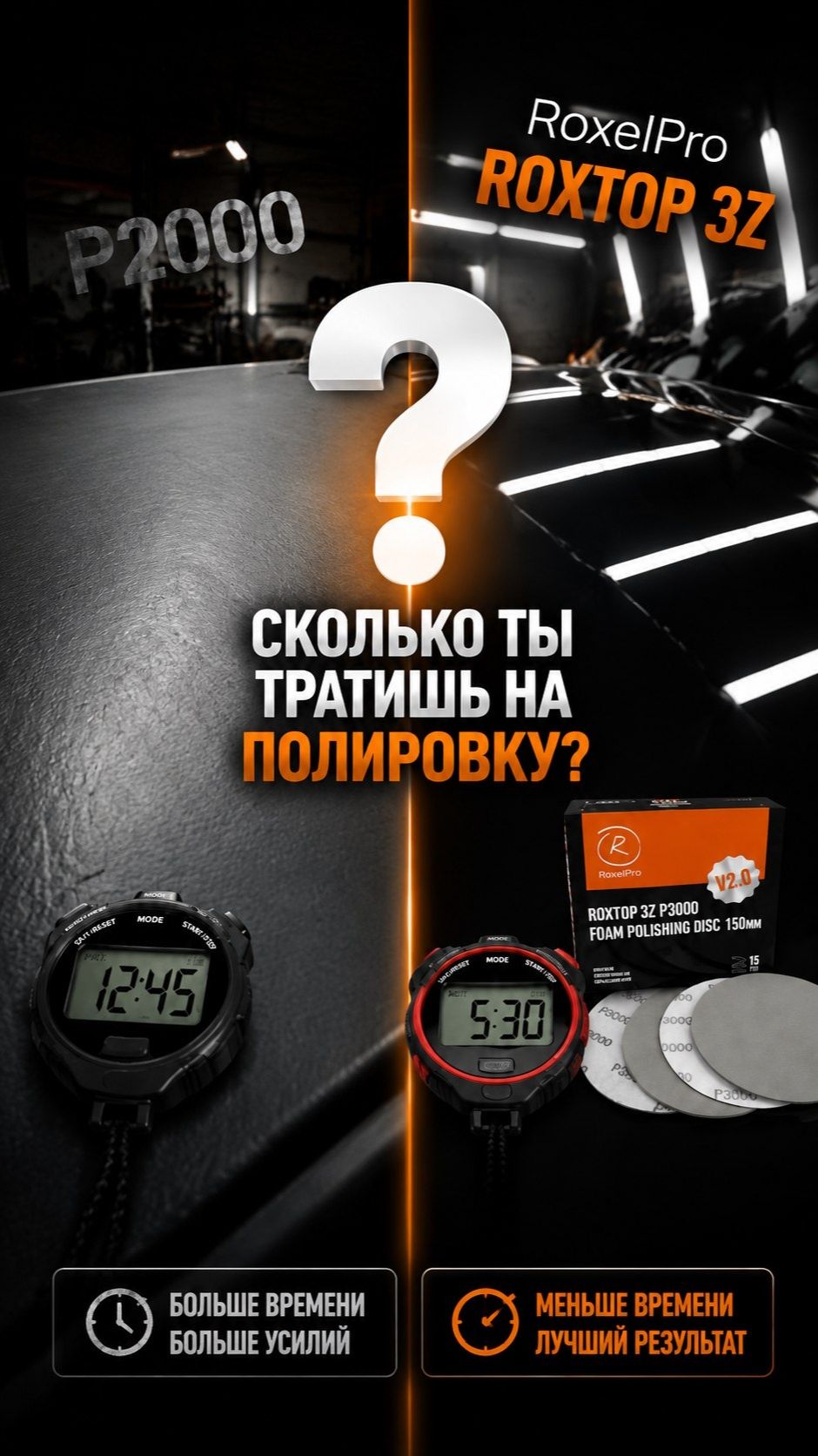 Сколько ты тратишь на полировку? 🤯