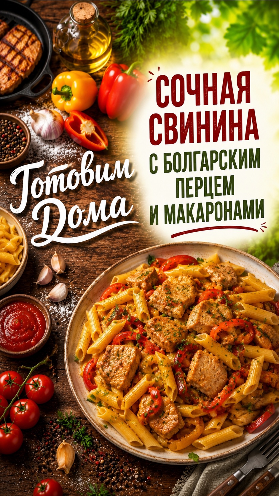 Друзья, запускаем рубрику «Готовим дома»!