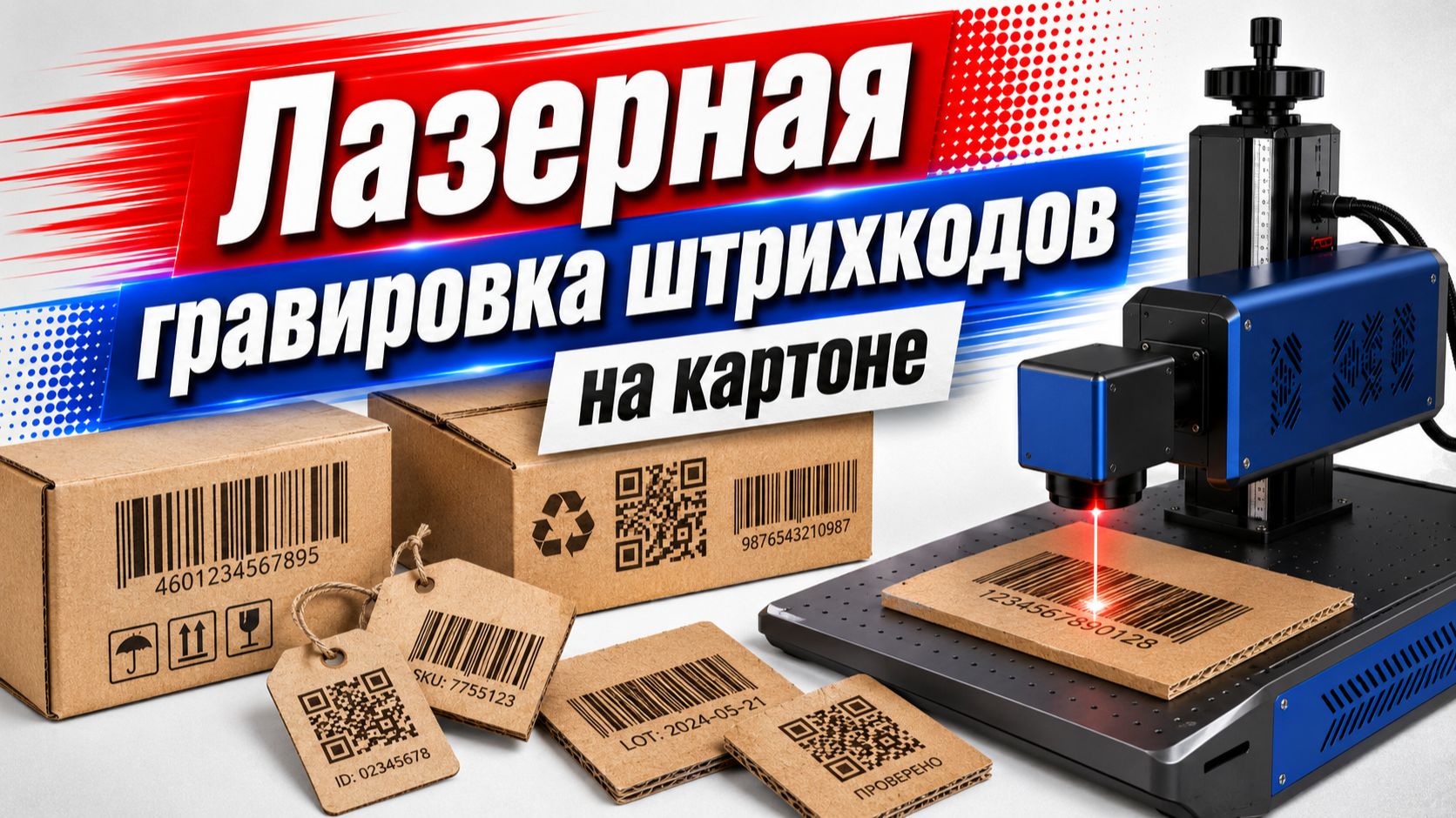 Лазерная маркировка штрих-кодов