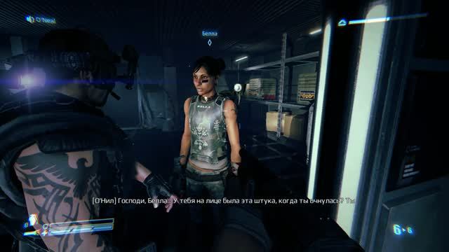 Aliens Colonial Marines Спасаем Белла Девушка О’Нил #3