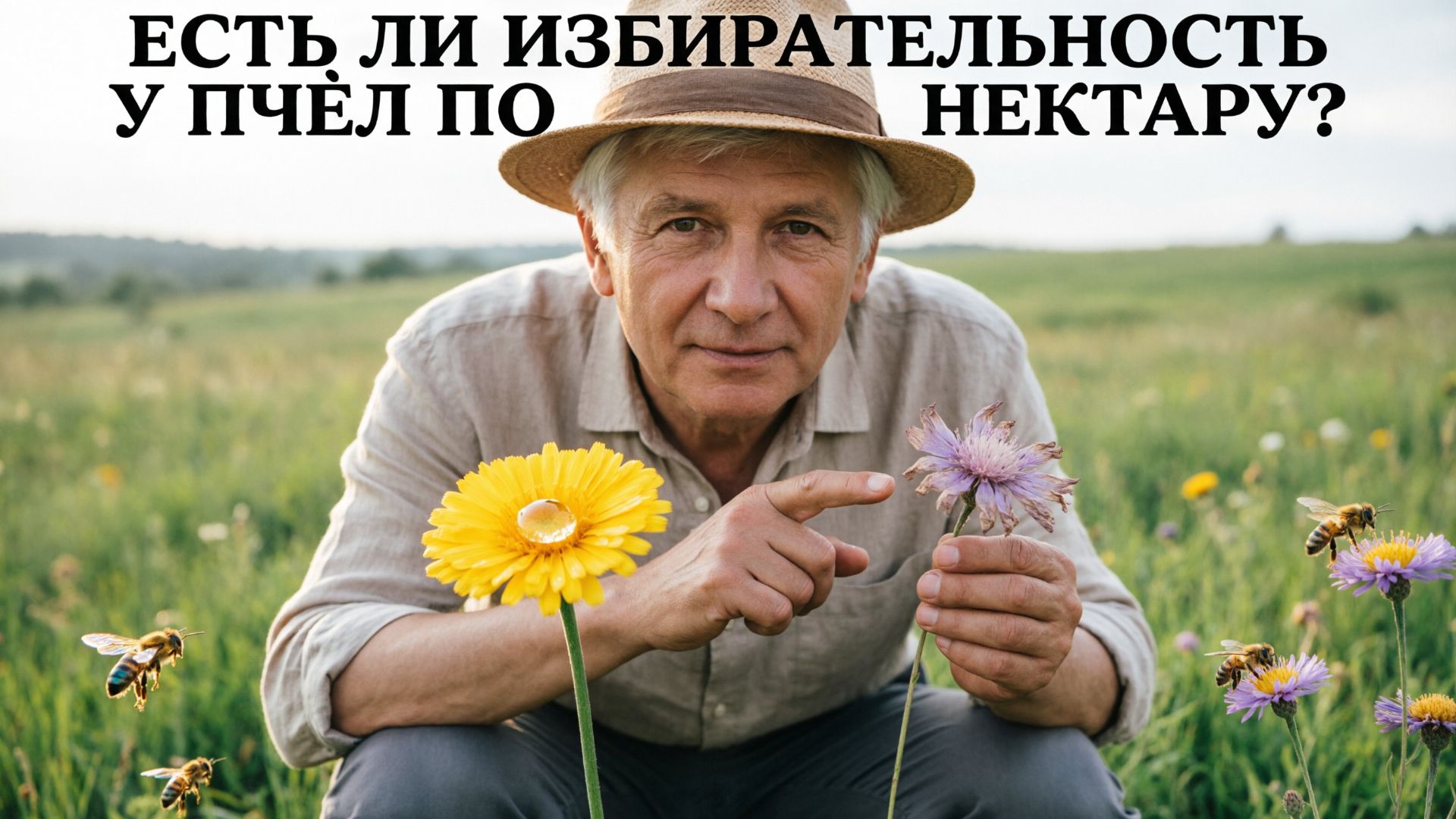 Есть ли у пчёл любимые цветы? Избирательность по нектару — миф или реальность? | Кашковский 🐝🌼