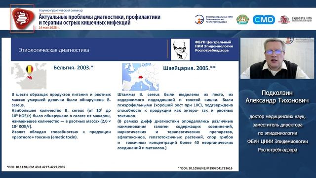 Пищевые интоксикации бактериальными токсинами с высокими рисками развития неблагоприятных исходов*