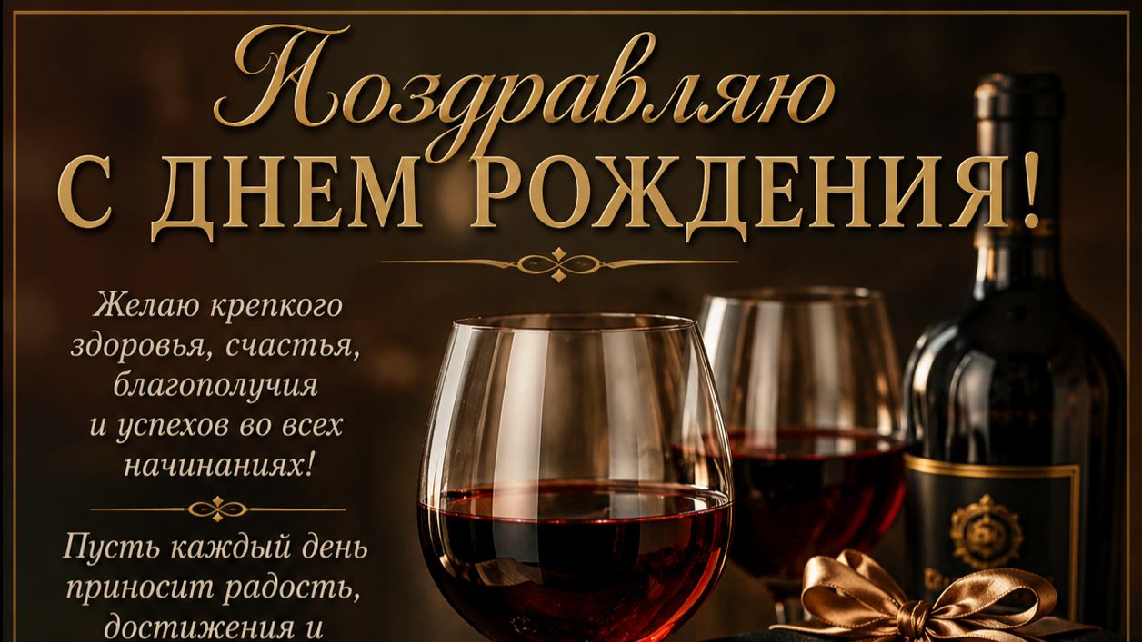 Открытка Поздравление С Днем Рождения Мужчине