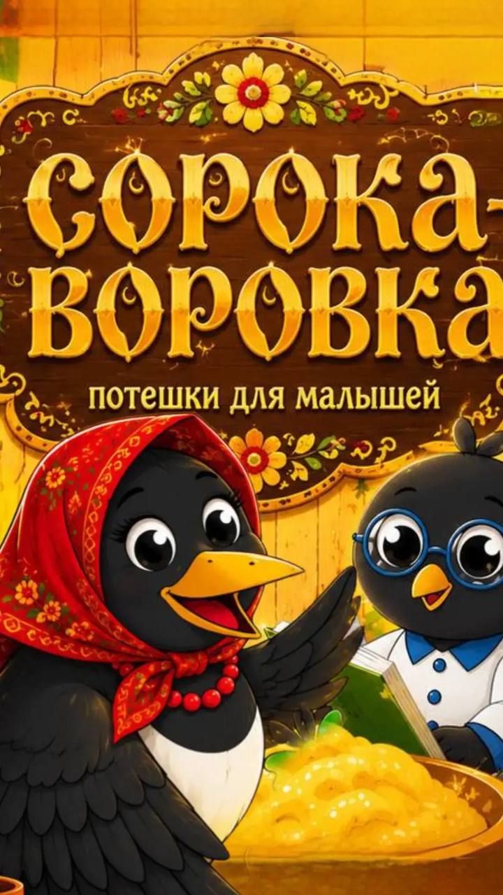 Сорока воровка. Потешки для малышей