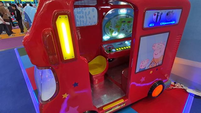 Качалка с видеоигрой Travel Bus