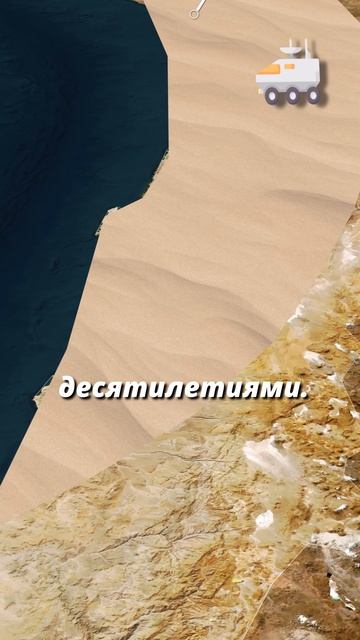 Пустыня похожая на Марс.