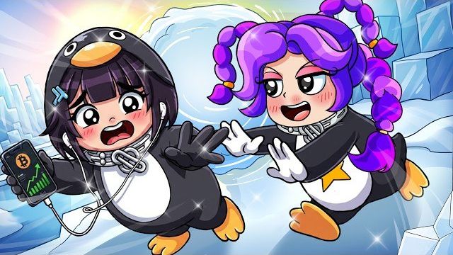 ЛИЛИ ЛАВБРЕЙДЗ СПАСАЕТ ГУГУГАГА ПИНГВИНА АНИМАЦИЯ 🐧 НА РУССКОМ