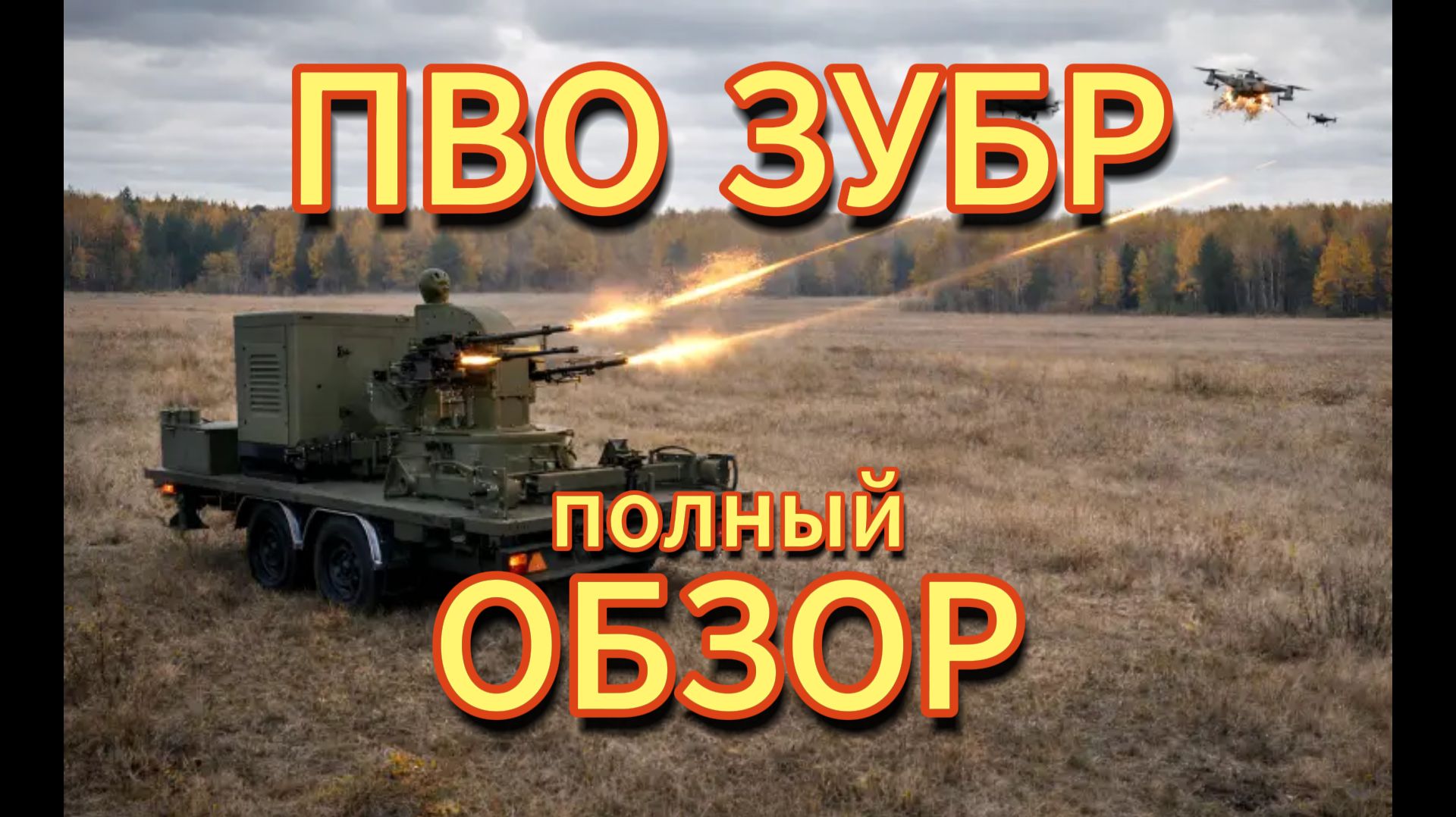Система Зубр⚡Новый антидроновый комплекс ПВО. Полный разбор