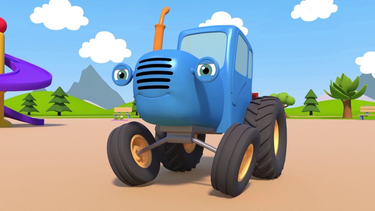 СИНИЙ ТРАКТОР 🚜🚜🚜 СБОРНИК МУЛЬТИКОВ И ПЕСЕНОК 🚜🚜🚜❤️
