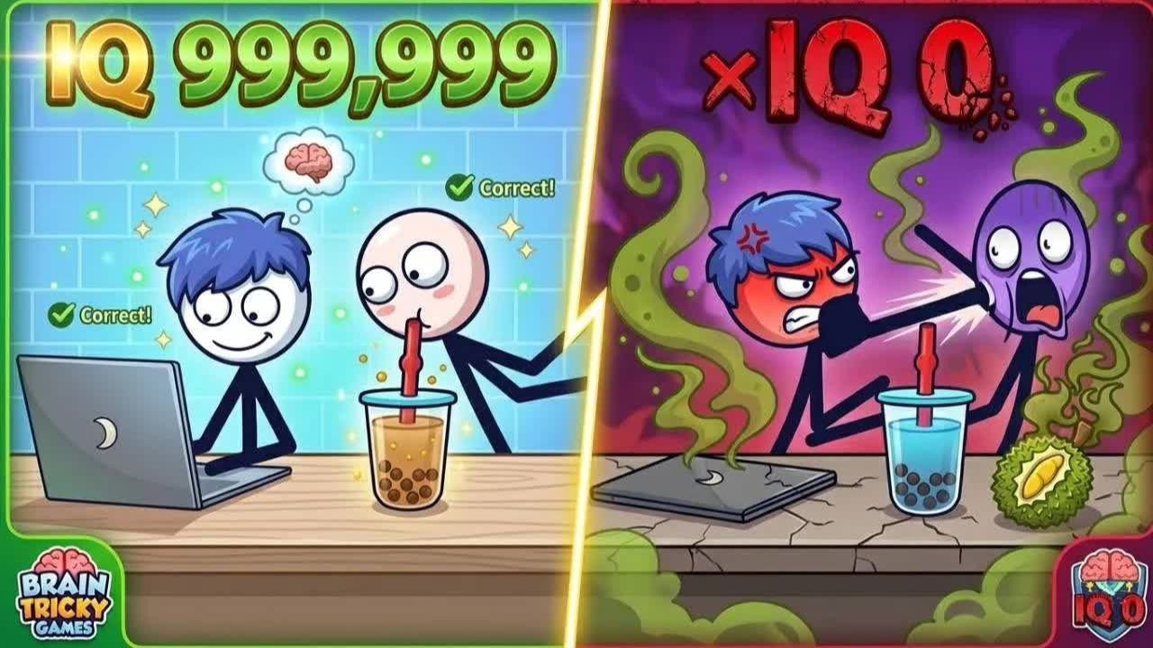 ТАП ФАЙТЕР ИК 999999 УМНЫЙ ПРОТИВ ИК 0 СМЕШНЫЕ ФЕЙЛЫ АСМР СТИКМЕН ГЕЙМПЛЕЙ 😂