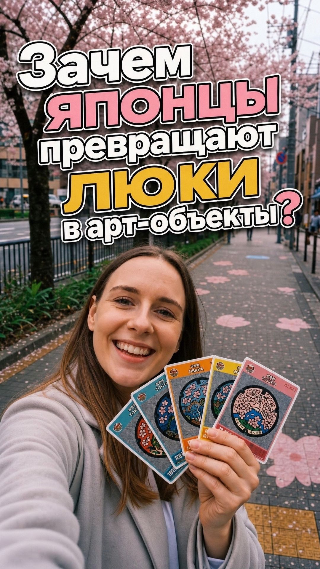 Зачем японцы превращают люки в арт-объекты?