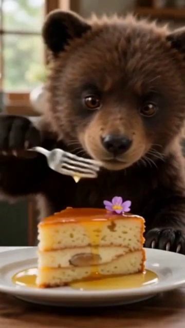 🐻☕ МИШУТКА ЗАШЕЛ В КАФЕШКУ: Заказал 5 тортов и целое ведро мёда!