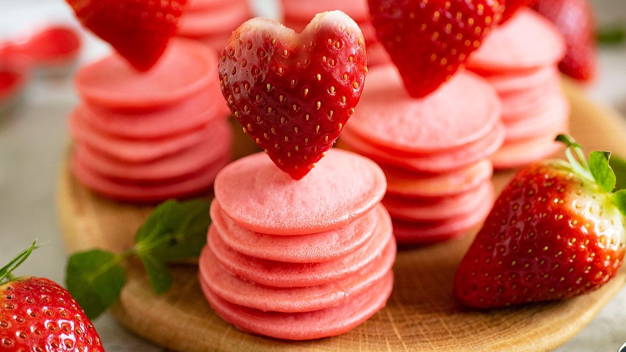 ❤️ Мини-оладушки для любимых. 🍓 Рецепт приготовления и подачи