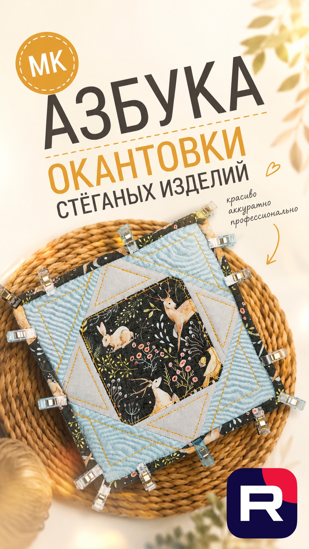 Уголок к уголку - секрет аккуратной окантовки