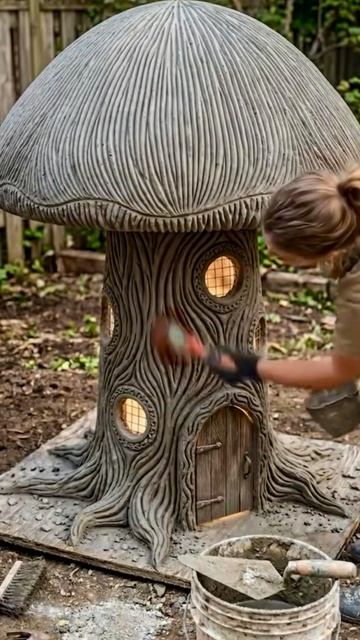 Домик мухомор украсит ваш участок 🍄