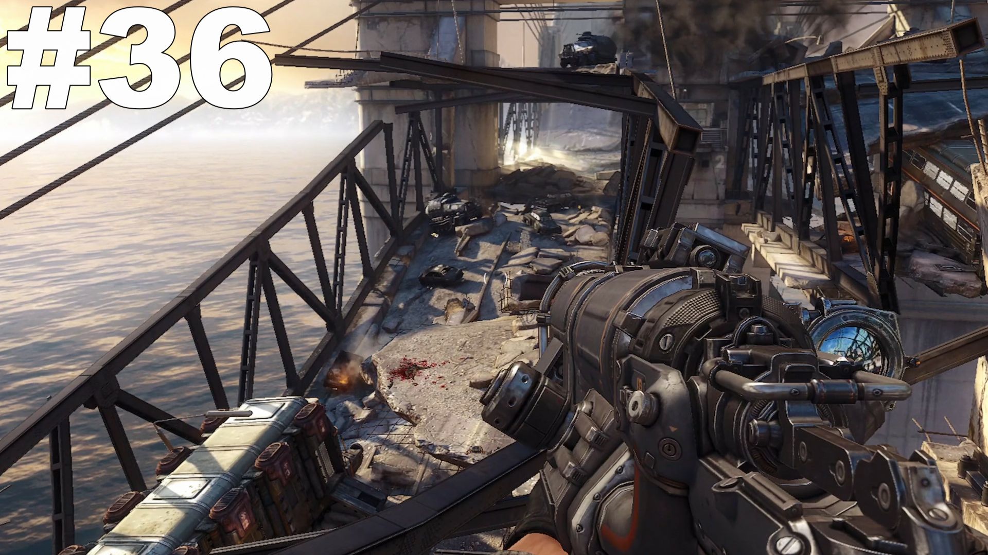 ▶Wolfenstein: The New Order. Глава 12. Гибралтарский мост. #36
